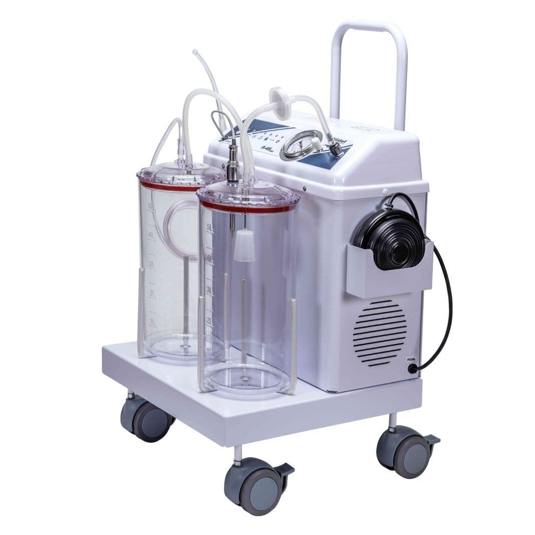 Pneumatic surgical suction pump - A-45 MAX - Olidef Medical - on casters
