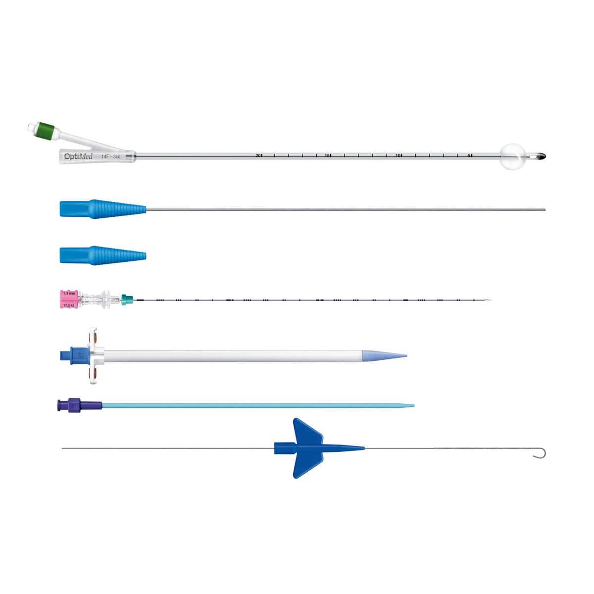Nephrostomy catheter / renal / balloon - SILARO - OptiMed