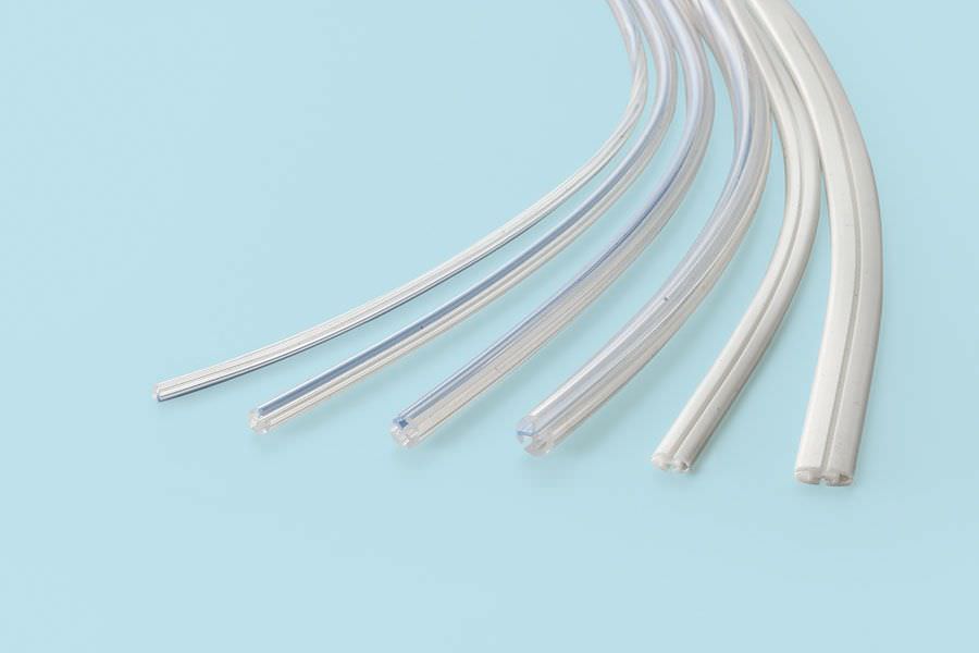 Drainage tubing - Pacific Hospital Supply - perforated / flat / fluted