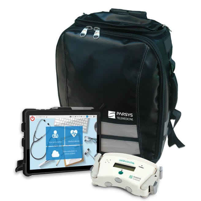 Vital sign telemedicine system - Station Ultra-Portable Xtreme - PARSYS ...