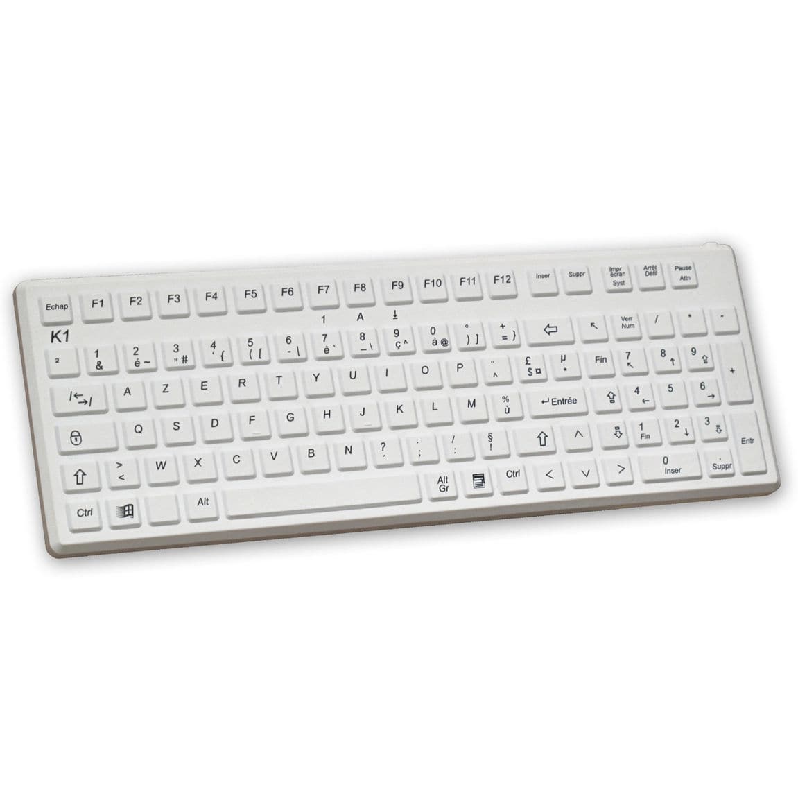 Medical keyboard with numeric keypad - K1-MED - EVO BOARDS - washable ...
