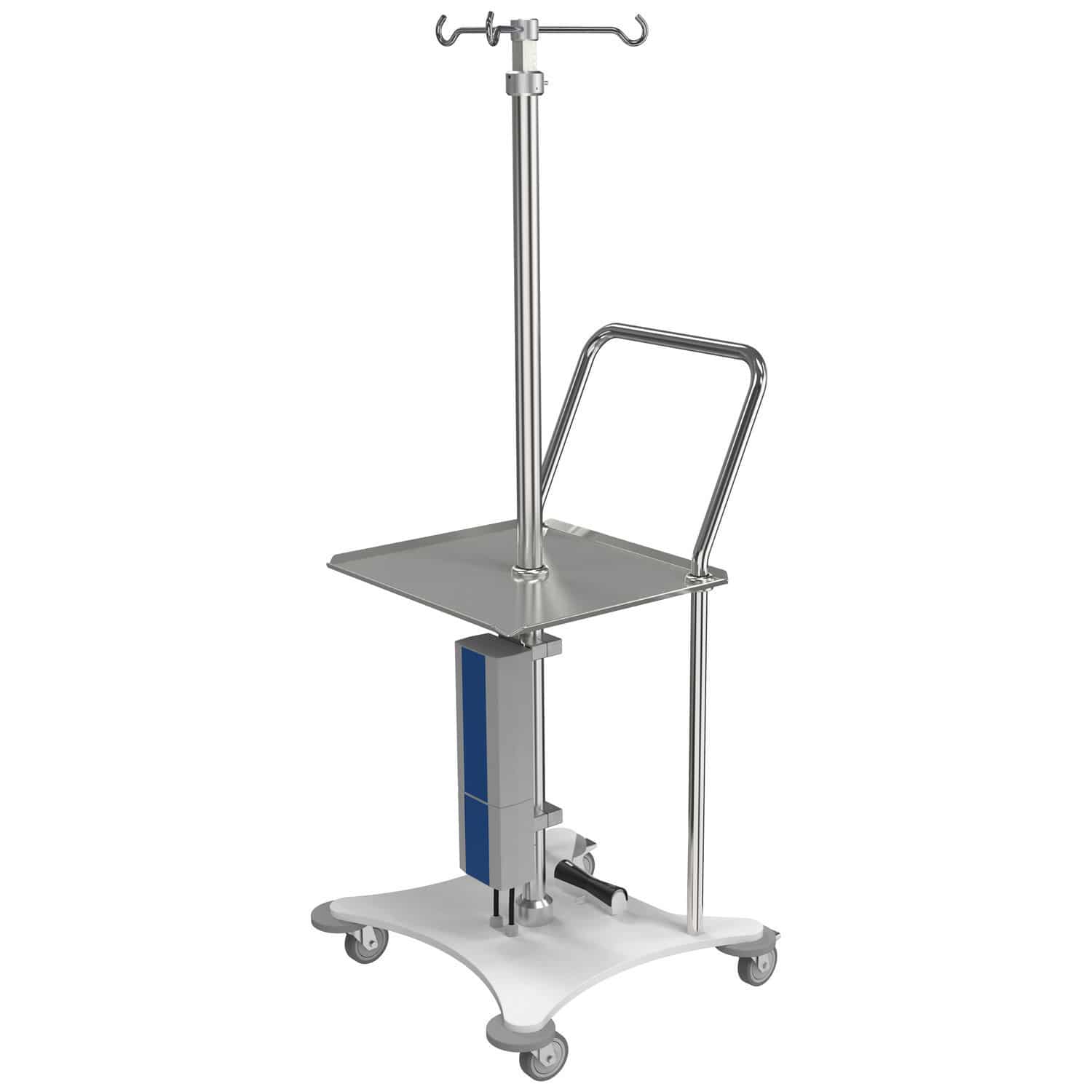 Electric IV stand - I-U02237 - provita medical - on casters / 3-hook ...