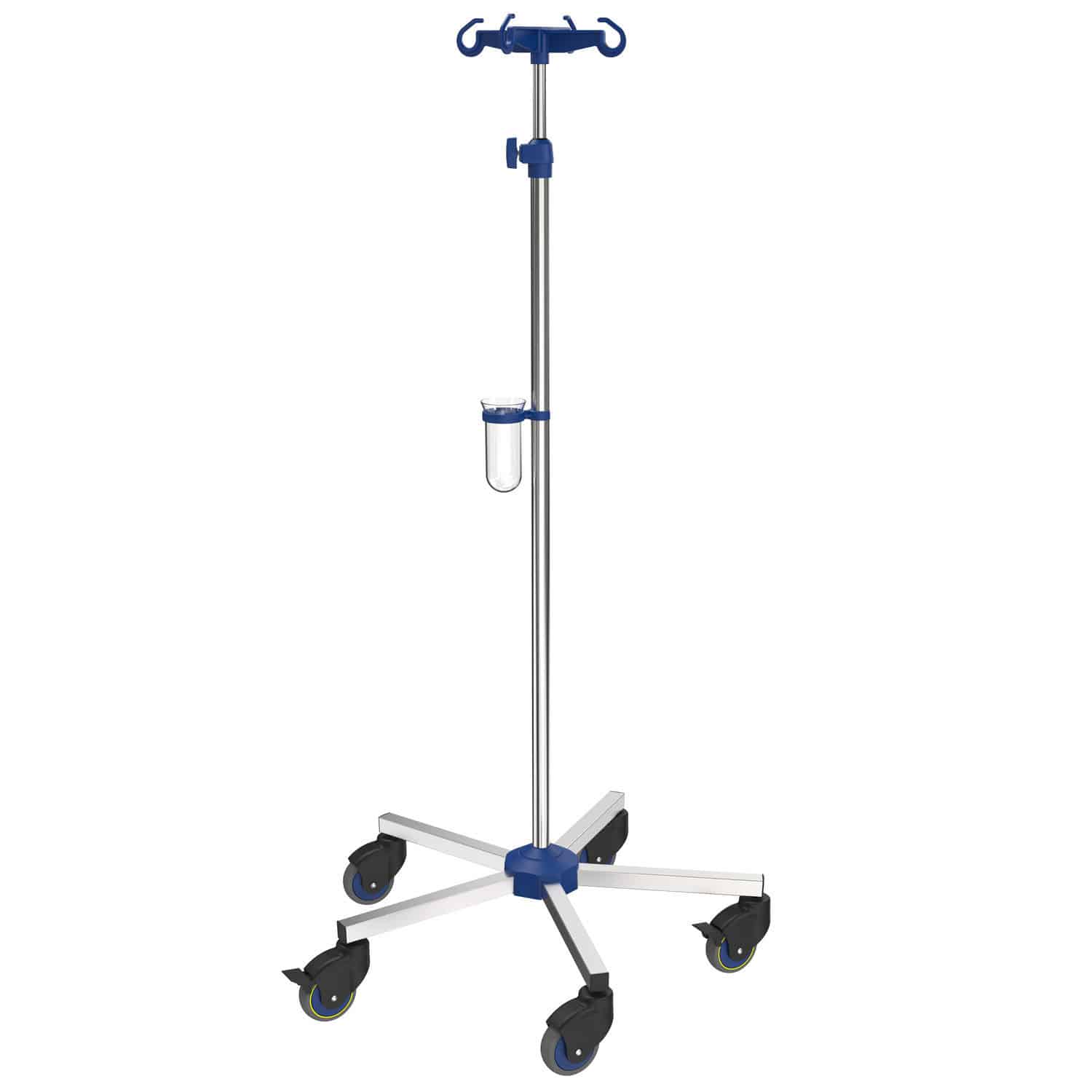 IV pole on casters - I-N42221 - provita medical - 4-hook / for beds ...