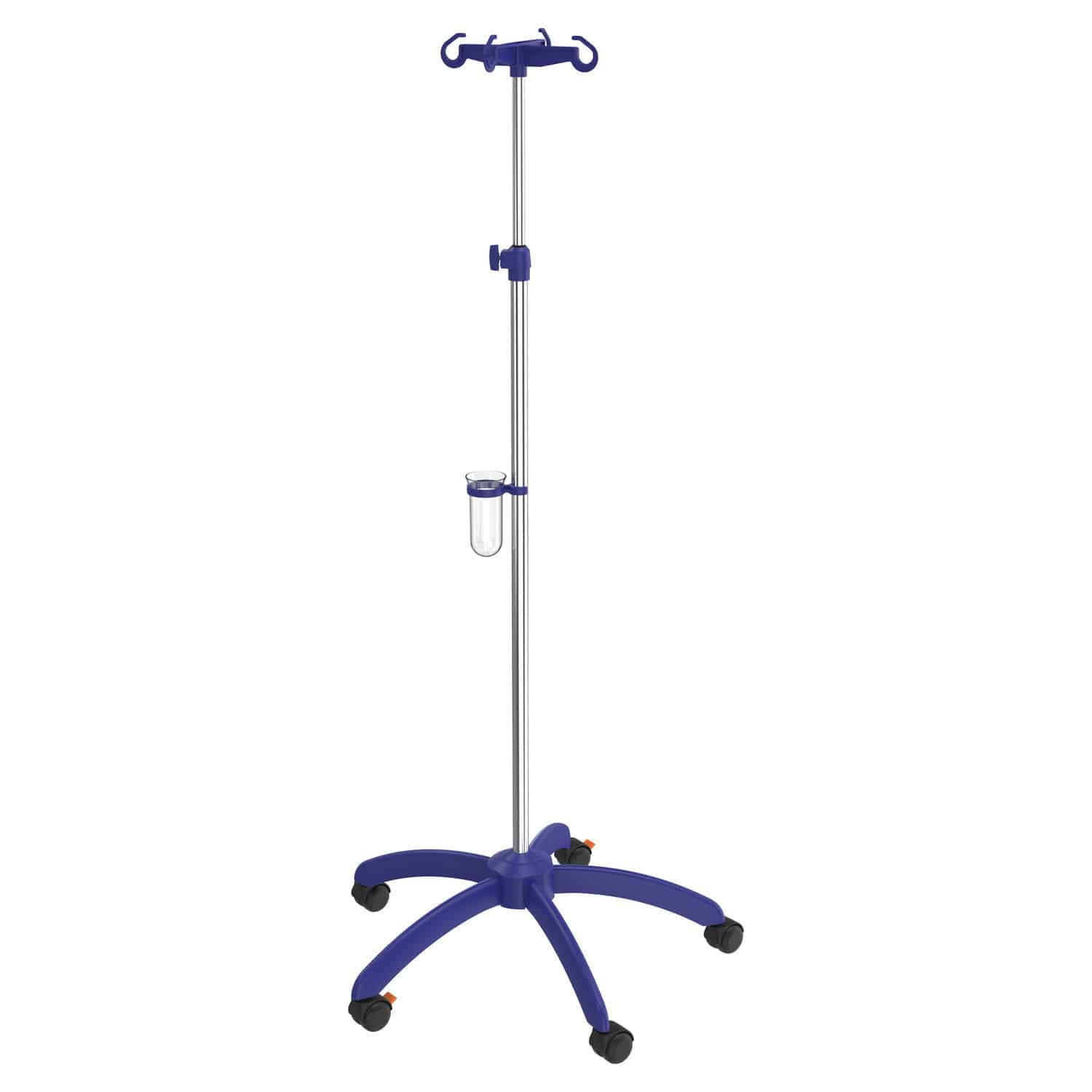 IV pole on casters - I-H41121 - provita medical - 4-hook / for beds ...