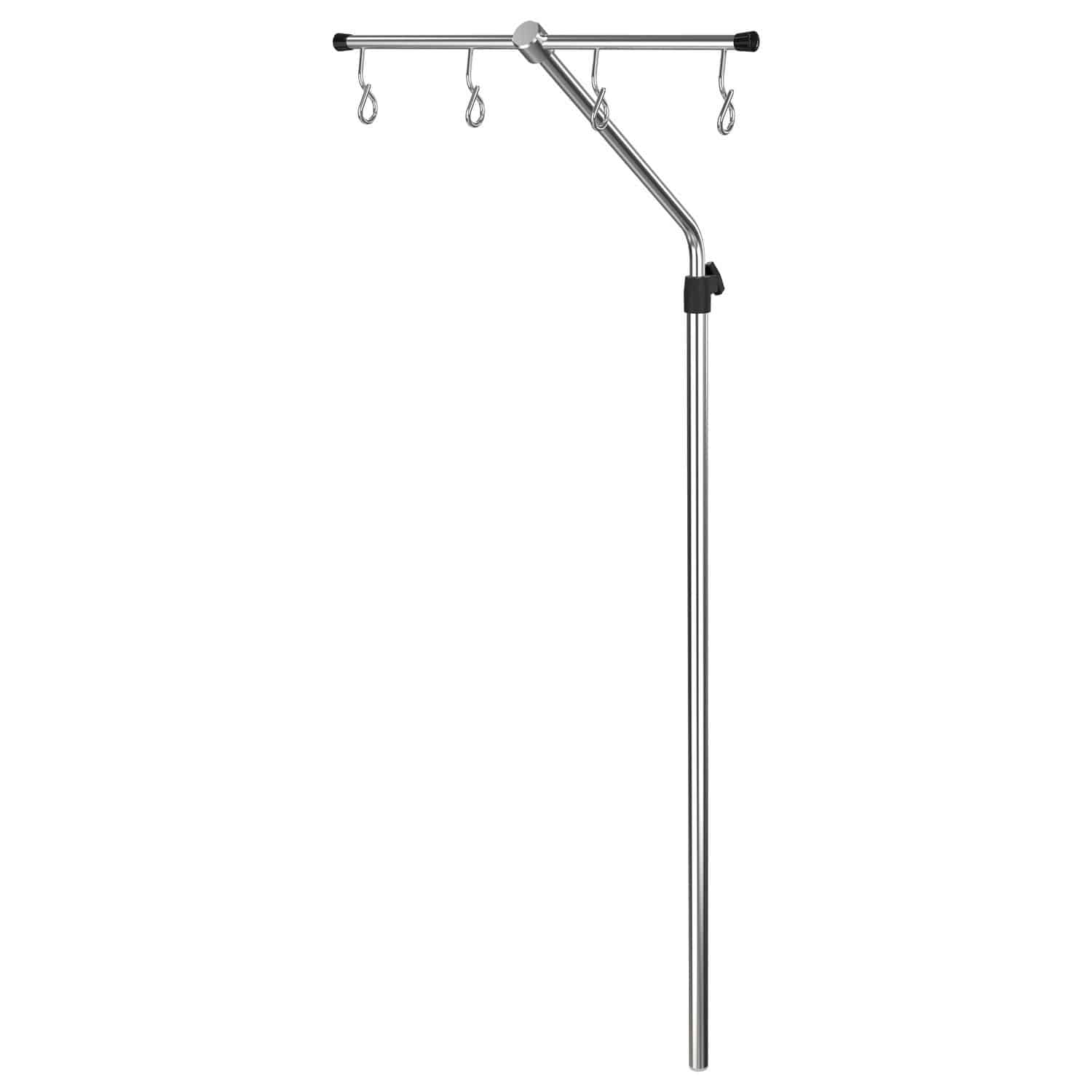 Wall-mounted IV pole - I2000572 - provita medical - rail-mounted / 4 ...