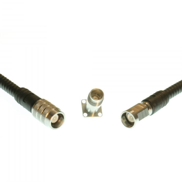 Coaxial connector - NEX10™ - Radiall - RF / medical / push-pull