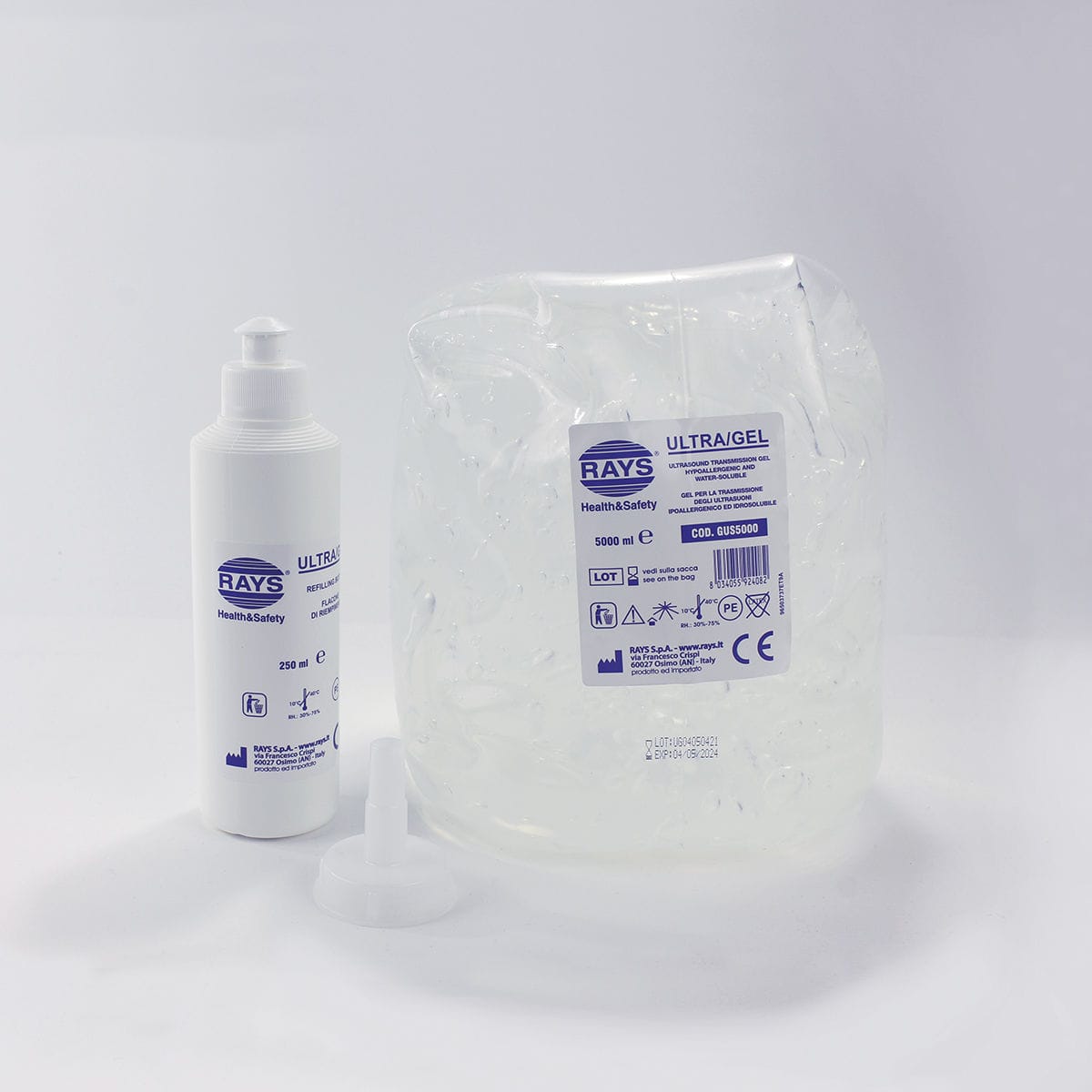 Transparent ultrasound gel - GUS5000 - Rays