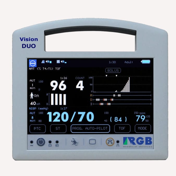 Portable patient monitor - VisionDuo - RGB Medical Devices - NMT ...