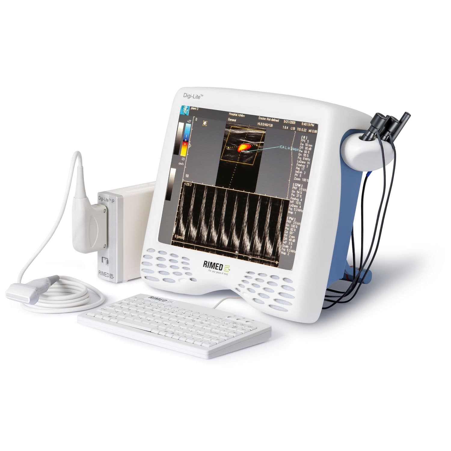 Transcranial doppler - Digi-Lite IP+™ - Rimed - table / color