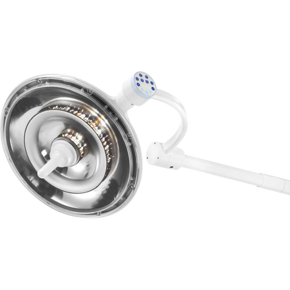 Ceiling-mounted surgical light - Unica 520 - RIMSA - mobile / LED / 2-arm