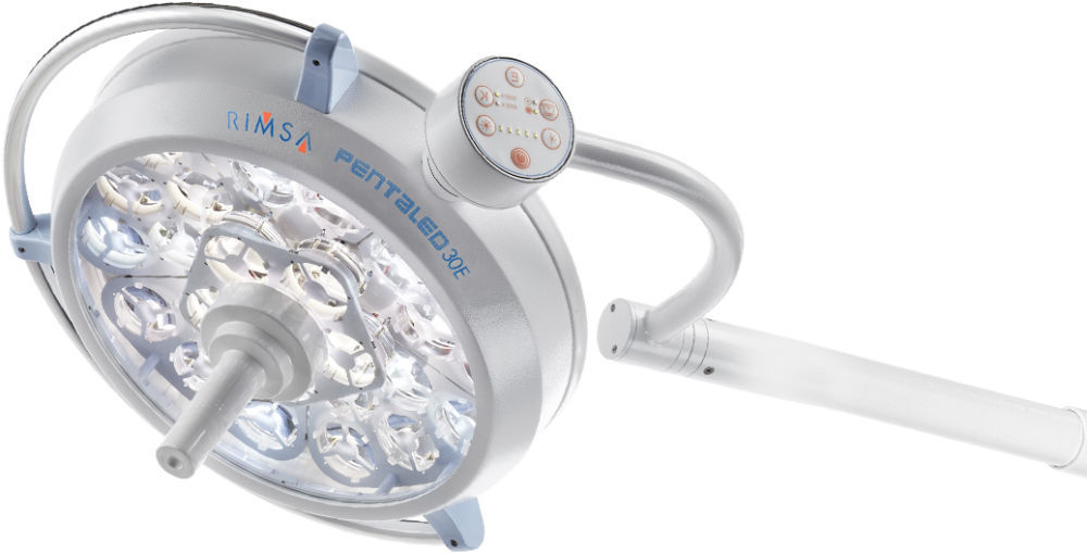 Ceiling-mounted surgical light - Pentaled 30E - RIMSA - LED / with ...