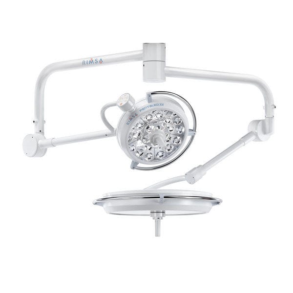 Ceiling-mounted surgical light - Pentaled 30E - RIMSA - LED / 2-arm ...