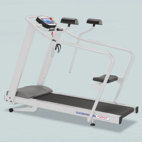 Treadmill with handrails - RUN 2011/TR - Runner - with incline / with ...