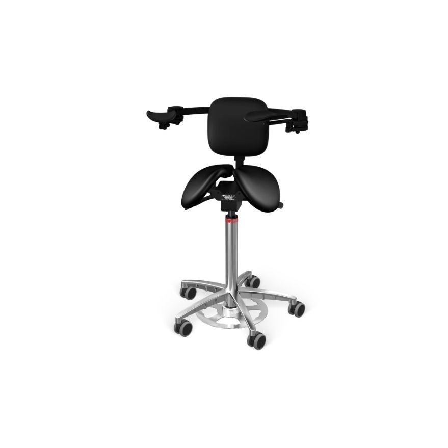 Dental stool - Salli Microscope - Salli Systems - with armrests / ergonomic