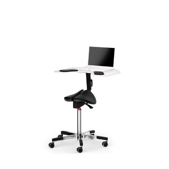 Work table - ELBOW - Salli Systems - office / U-shaped / height-adjustable