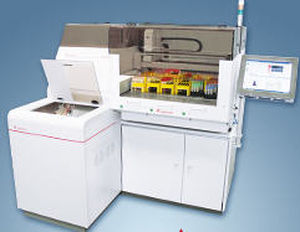 Automated sample dispenser - BL 1200 ID - Sarstedt - laboratory / floor ...