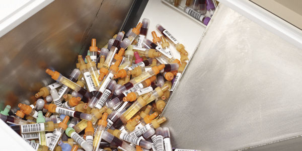 Automated sample dispenser - BL 2000 - Sarstedt - laboratory / floor ...