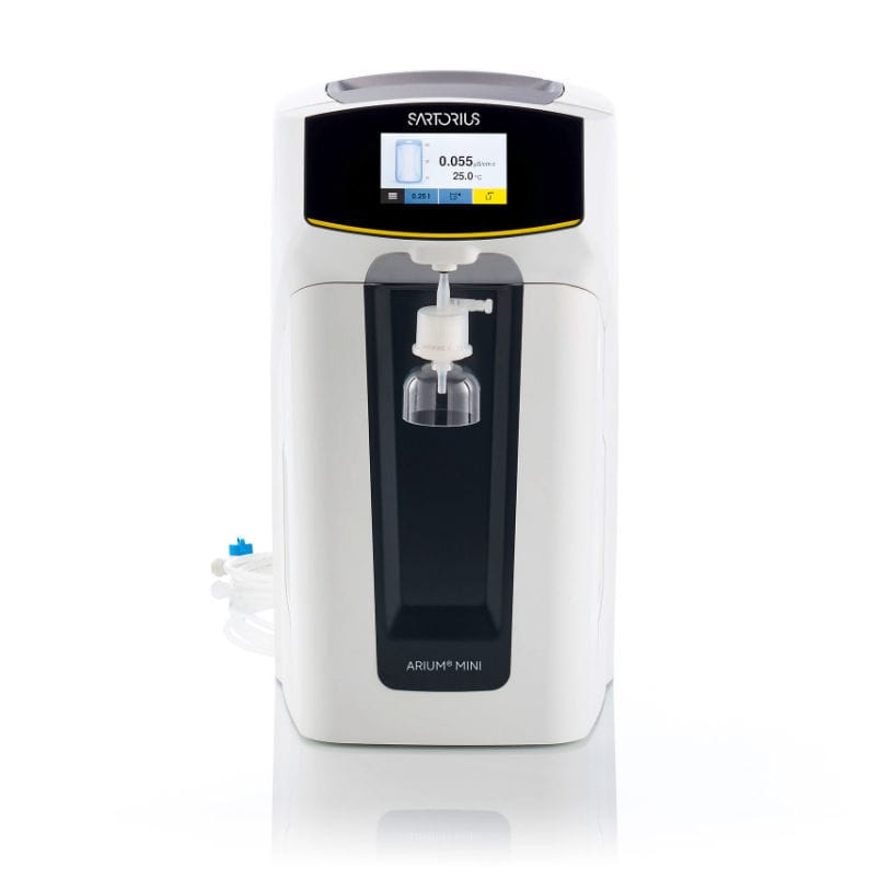 Laboratory water purifier - Arium® Mini series - Sartorius Group - UV ...