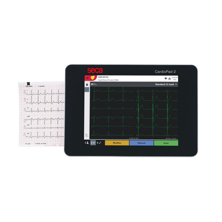 Resting electrocardiograph - CardioPad-2 - seca - 12-channel / digital ...