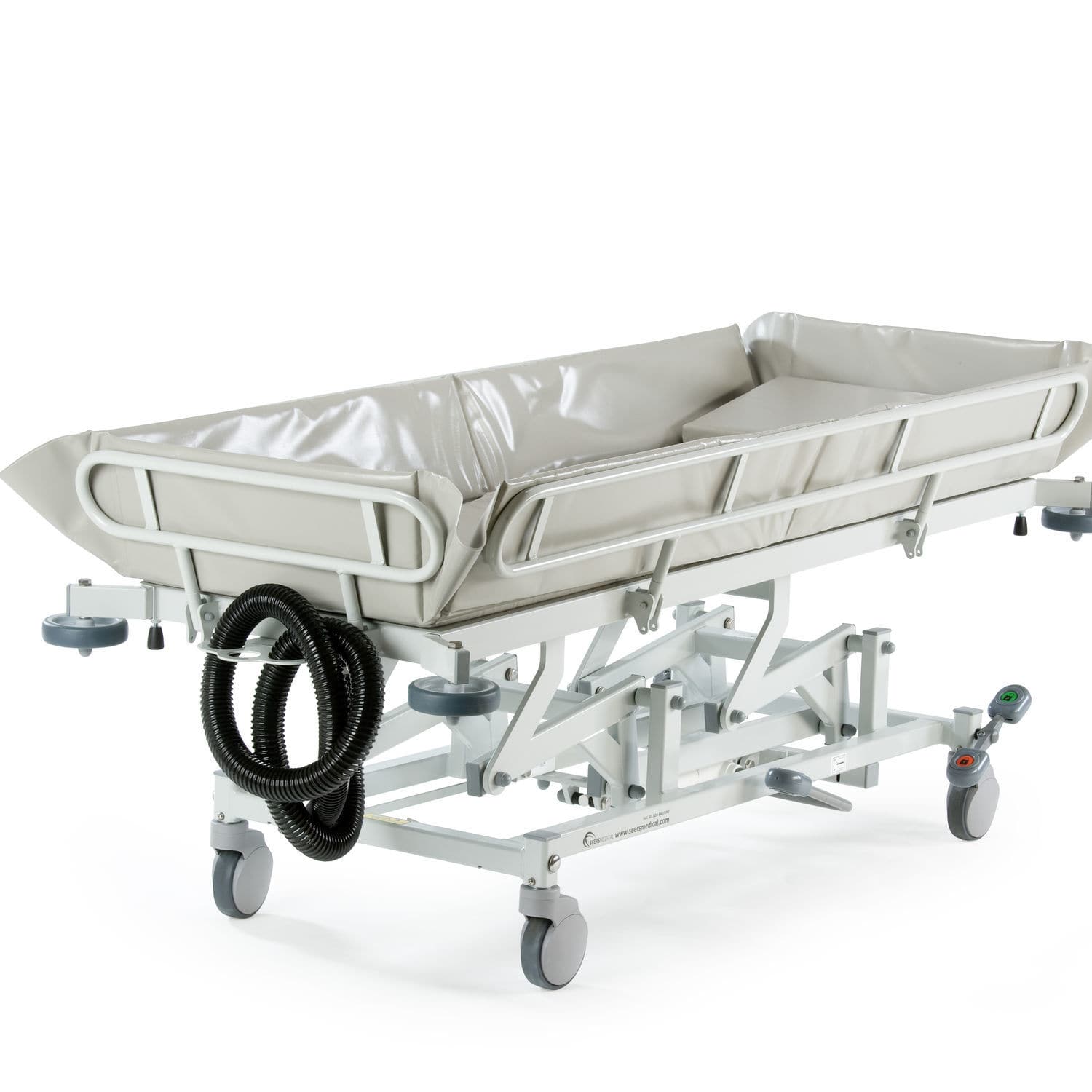 Height-adjustable shower trolley - ST7700 - SEERS Medical - hydraulic