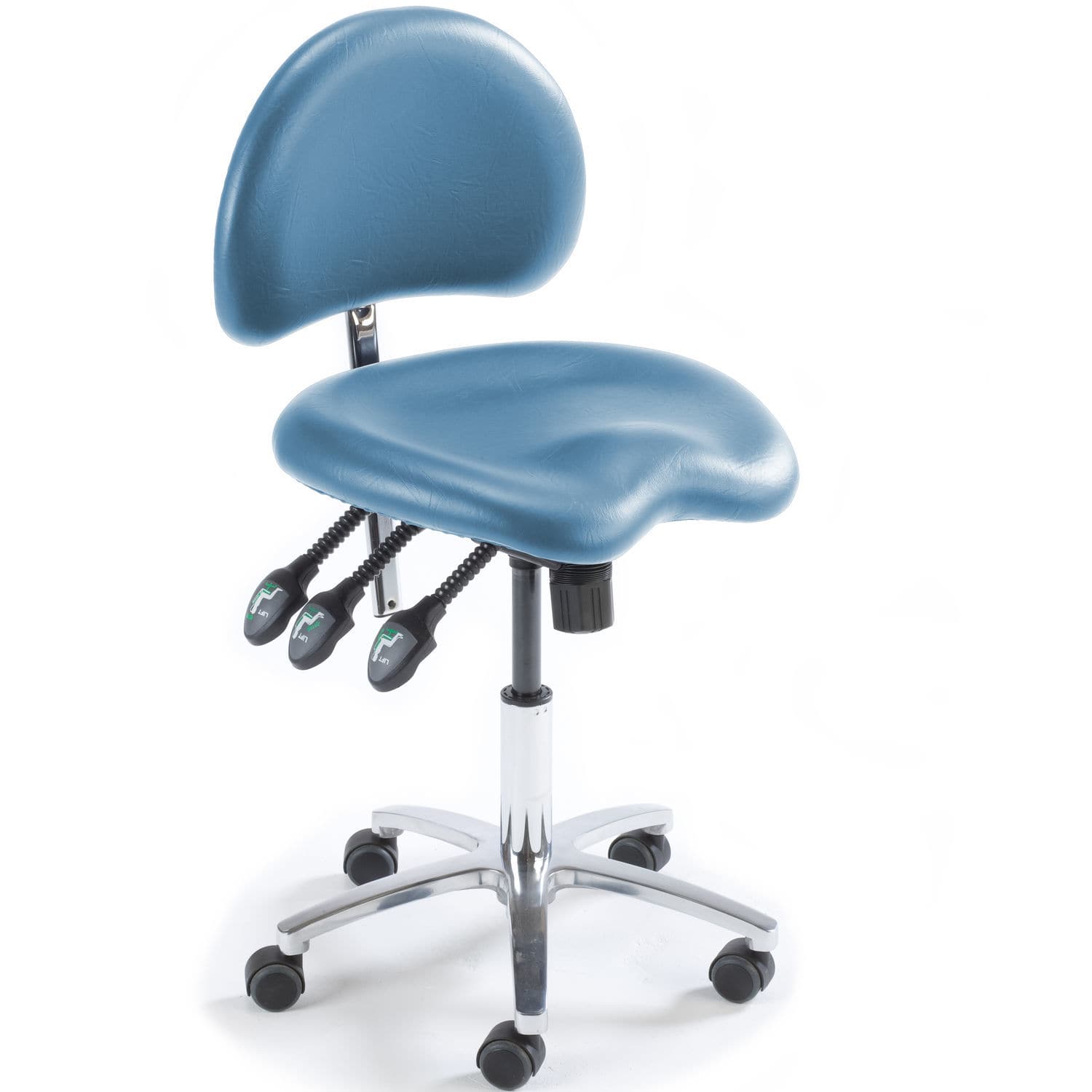 Mobile doctor's chair - MC7212 - SEERS Medical - height-adjustable