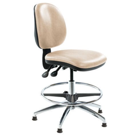 Mobile doctor's chair - ST6150 - SEERS Medical - height-adjustable