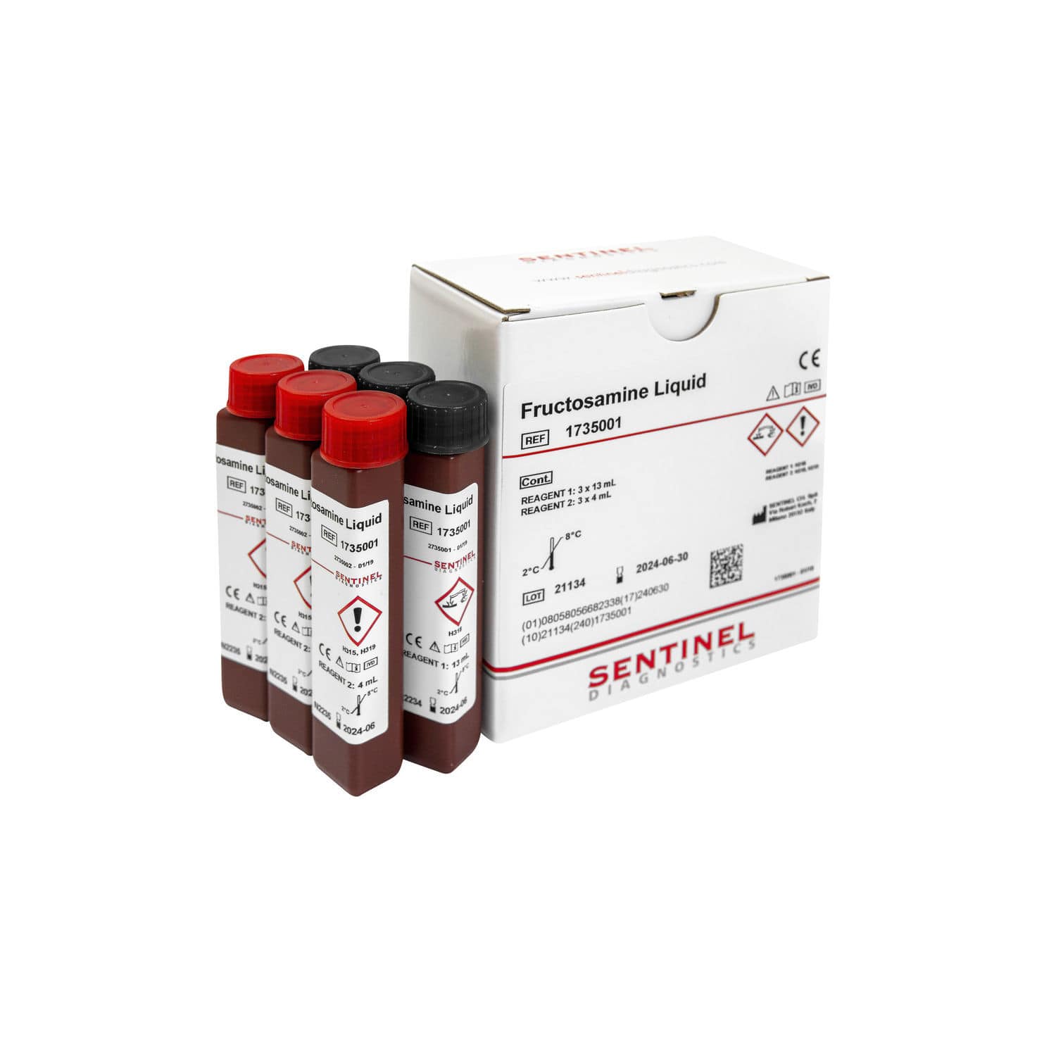 Fructosamine reagent kit - 1735001 - SENTINEL DIAGNOSTICS - serum ...