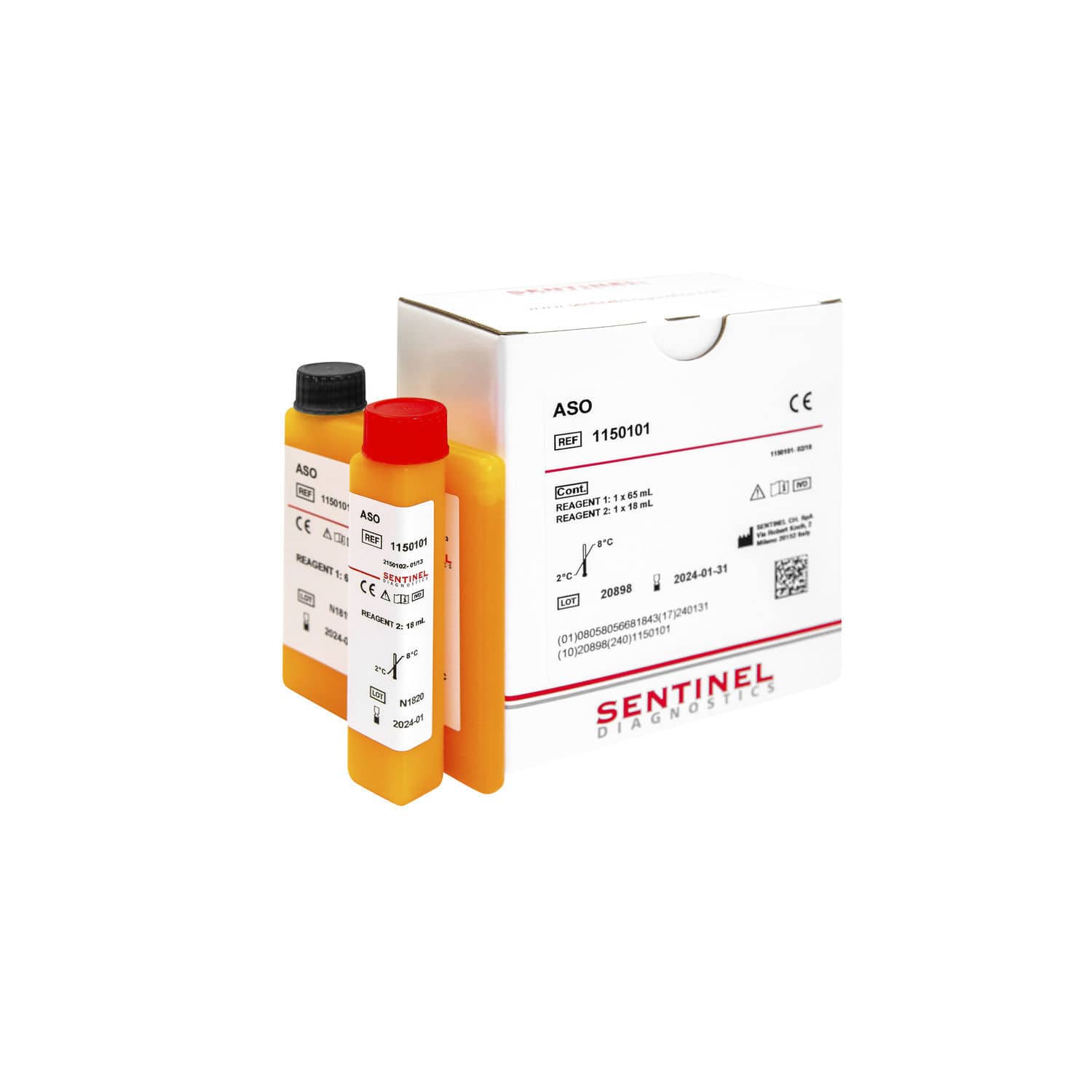 ASO reagent kit - 1150101 - SENTINEL DIAGNOSTICS - serum / plasma ...