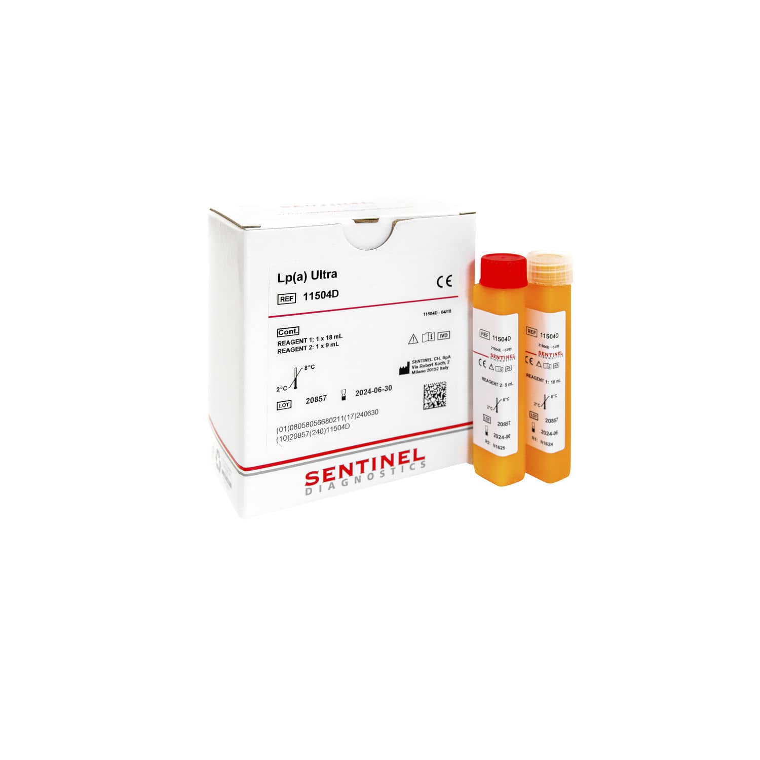 Lipoprotein reagent kit - 11504D - SENTINEL DIAGNOSTICS - serum ...