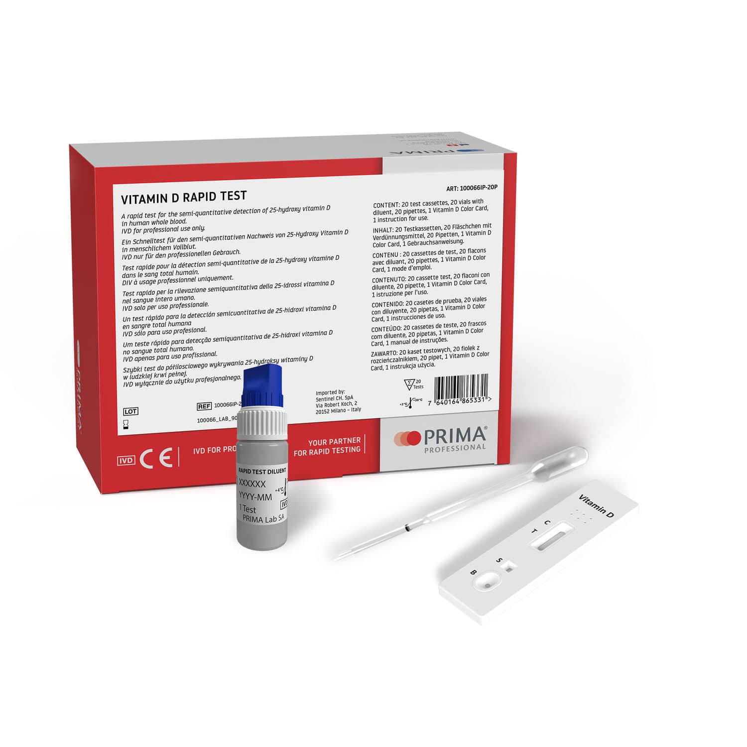 Bone disease rapid test - 100066IP-20P - SENTINEL DIAGNOSTICS - protein ...