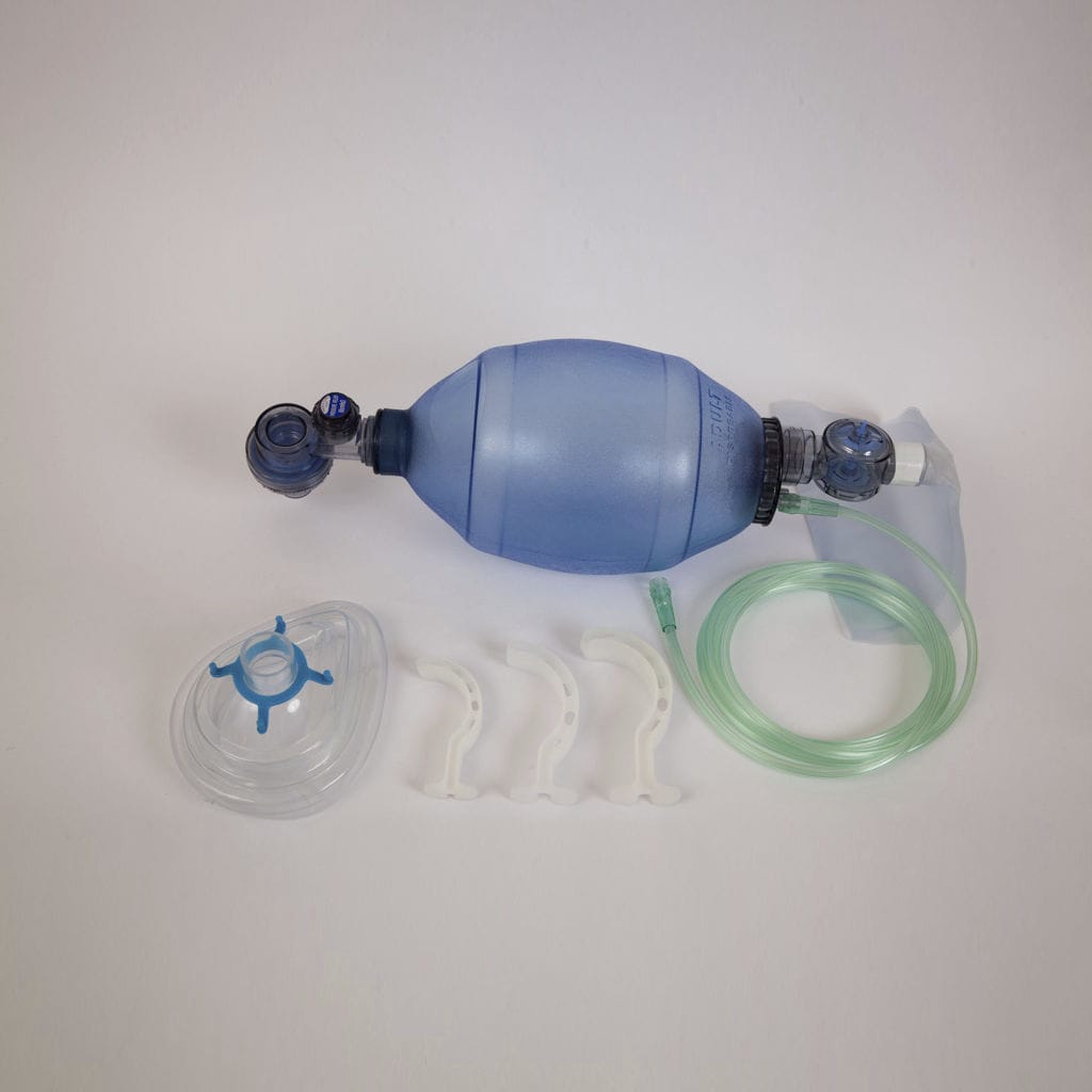 Adult manual resuscitator - SW71100B - Shining World Health Care - PVC ...