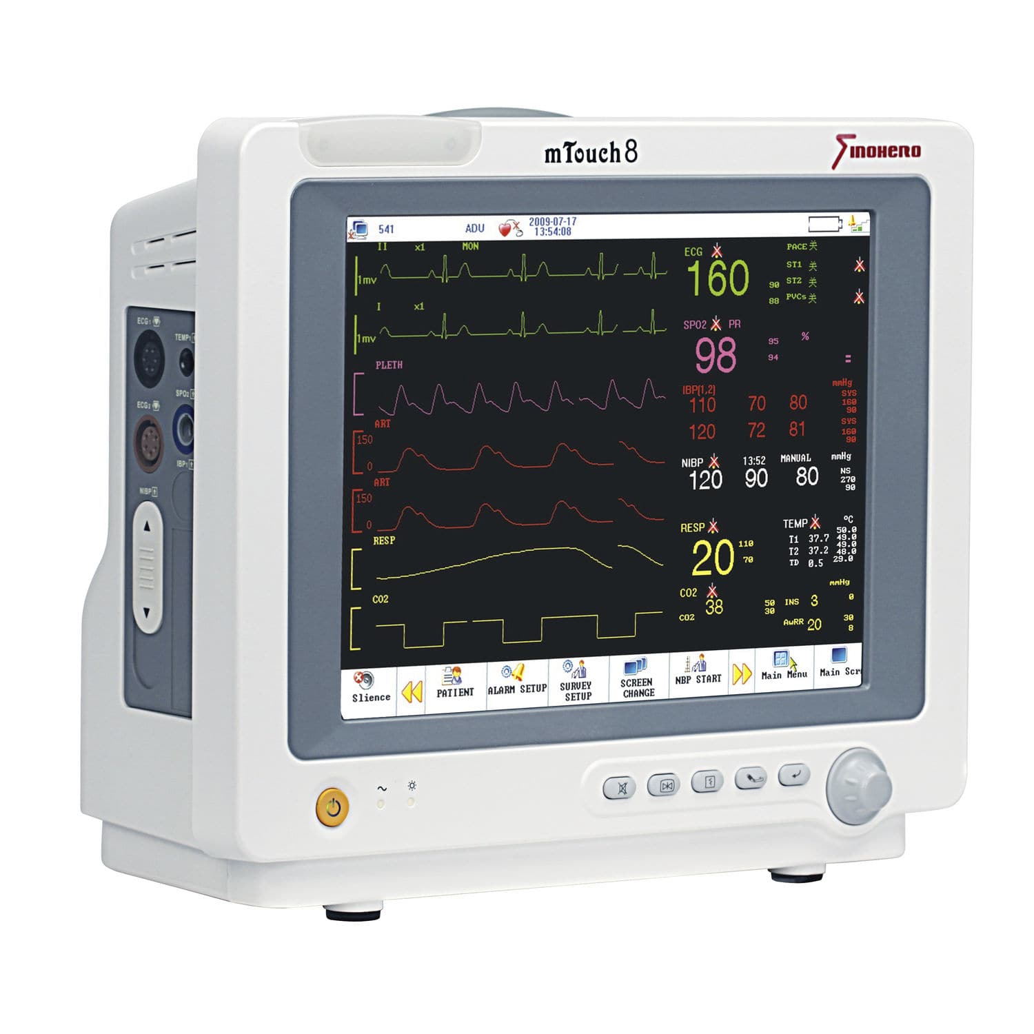 Compact multi-parameter monitor - mTouch 8 - Sino-Hero - portable ...