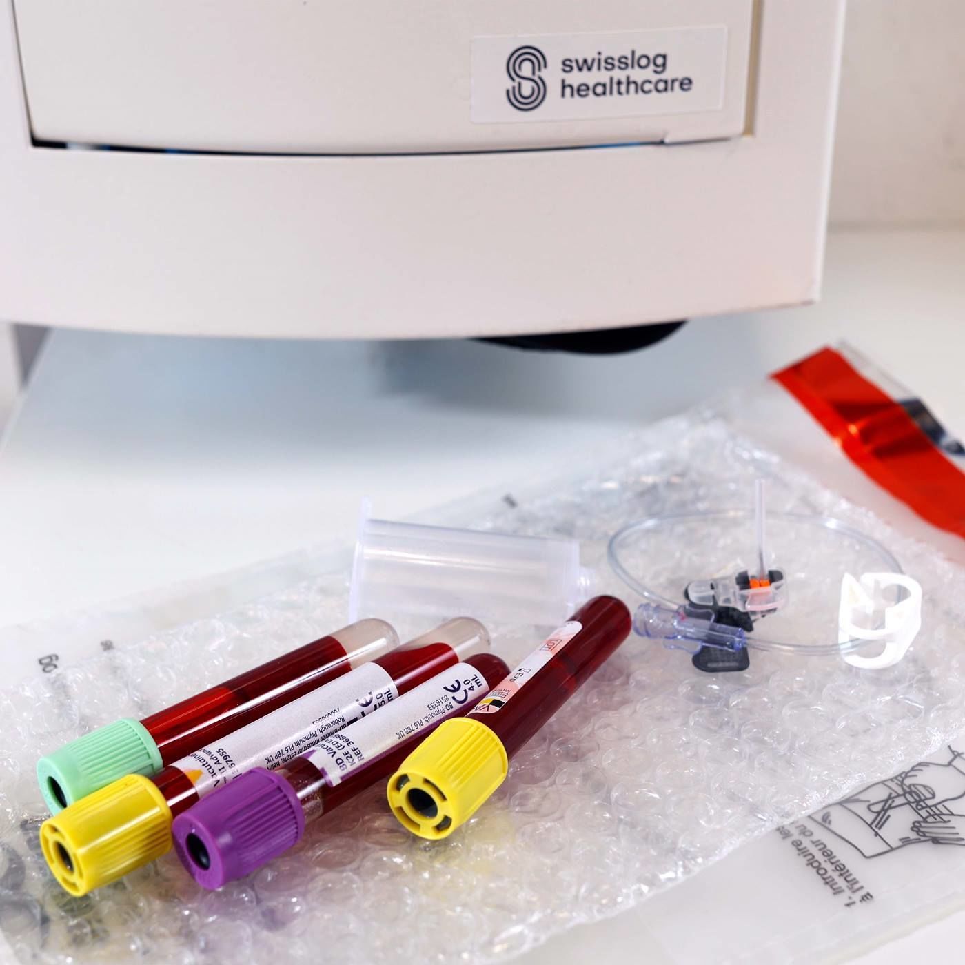 Hospital pneumatic tube system - TranspoLab - Swisslog Healthcare ...