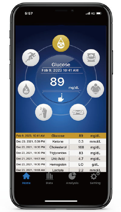 Recording mobile application - ProCheck - TaiDoc Technology - tracking ...