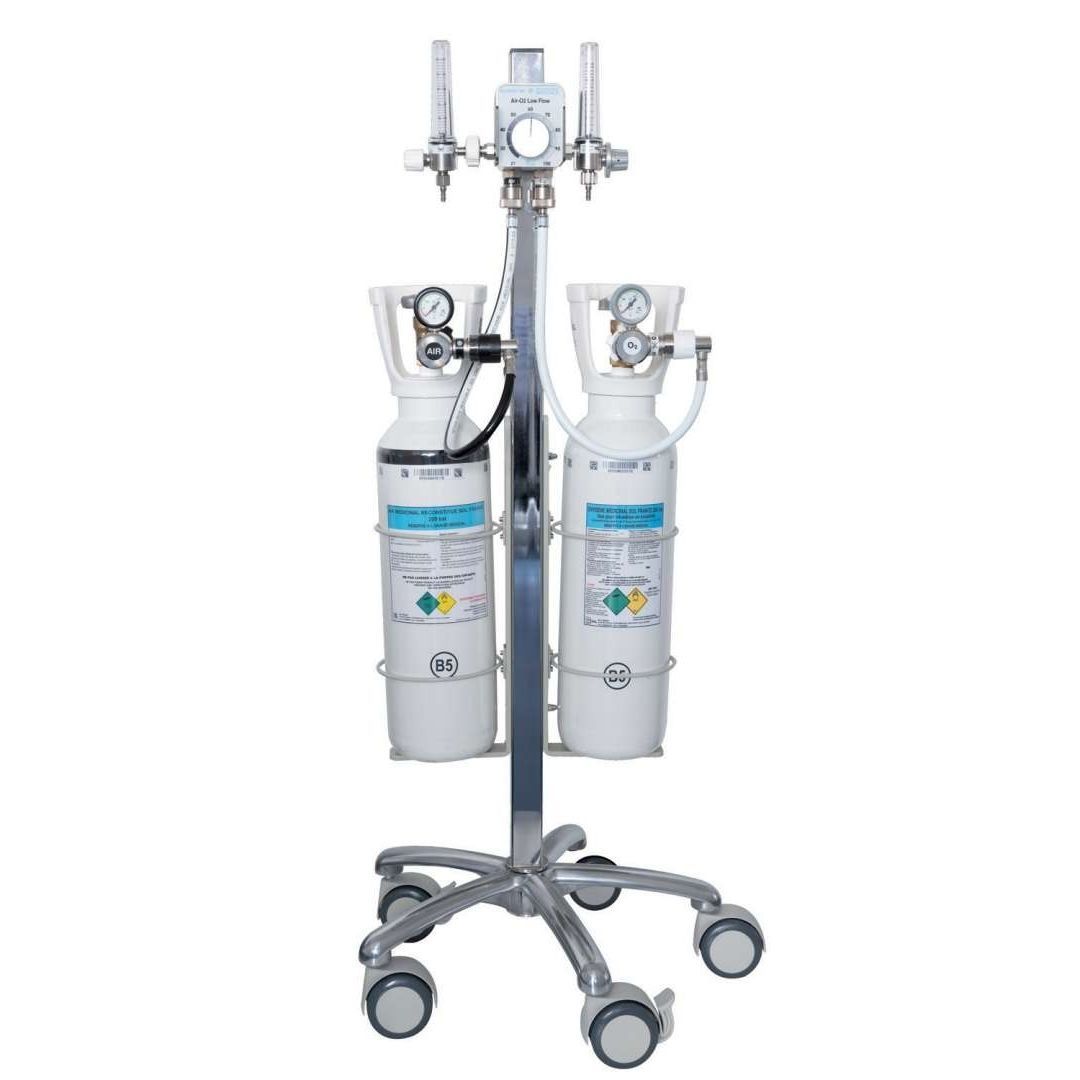 Medical gas mixer - TM2 - Technologie Medicale - air / oxygen / O2