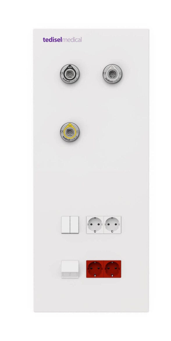 Horizontal bed head unit - Antea - Tedisel Medical - vertical / for ...