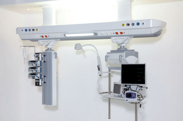 Supply beam system - Abitus - Tedisel Medical - ceiling-mounted / ICU ...