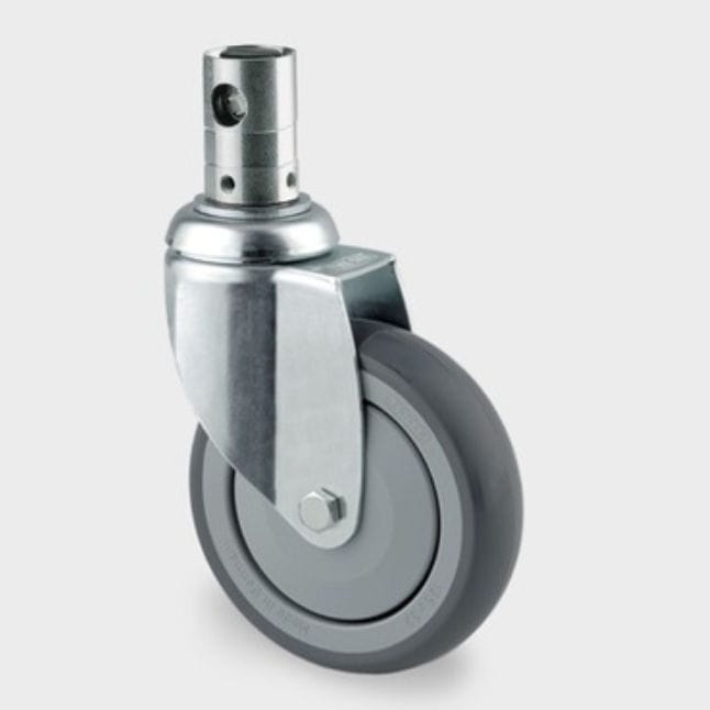 Hospital bed wheel - 2476PIP100R36-32S30 - TENTE-ROLLEN - rubber ...