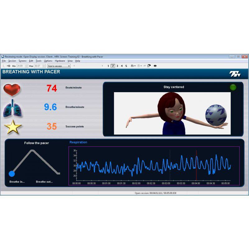 Heart rate variability analysis software - HRV Suite - SA7580 - Thought ...