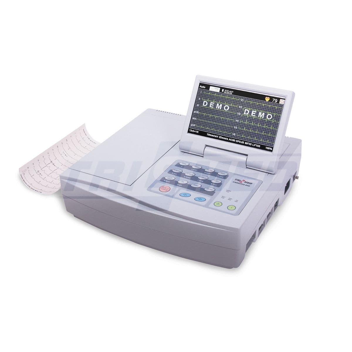 Resting electrocardiograph - CARDIPIA 800H - TRISMED - 12-channel / 3 ...