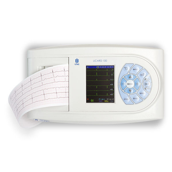 Resting electrocardiograph - UCARD 100 - UTAS Co. - 12-channel ...