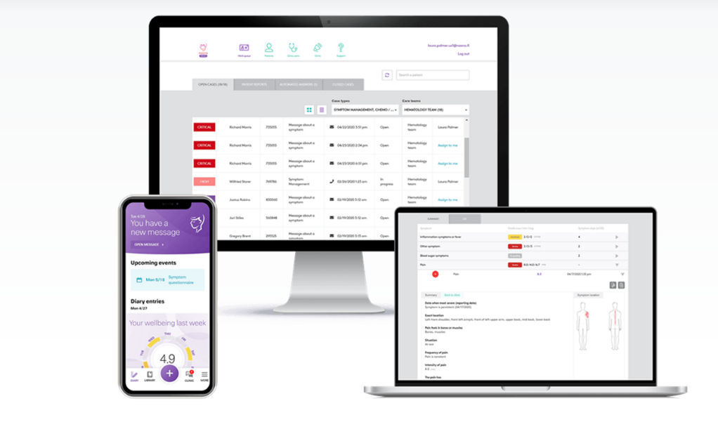 Clinical software module - Noona® - Varian Oncology - analysis ...