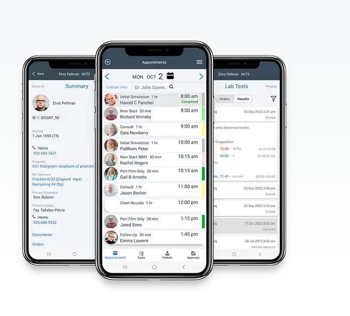 Data management mobile application - ARIA CORE - Varian Oncology ...