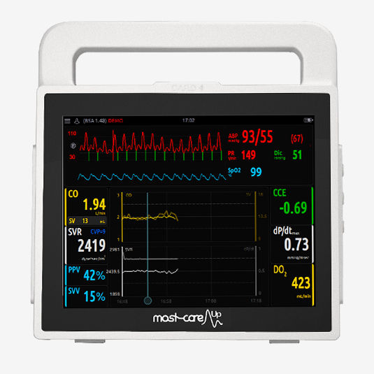 Tabletop multi-parameter monitor - MostCareUp - Vytech - ECG / NIBP / SpO2