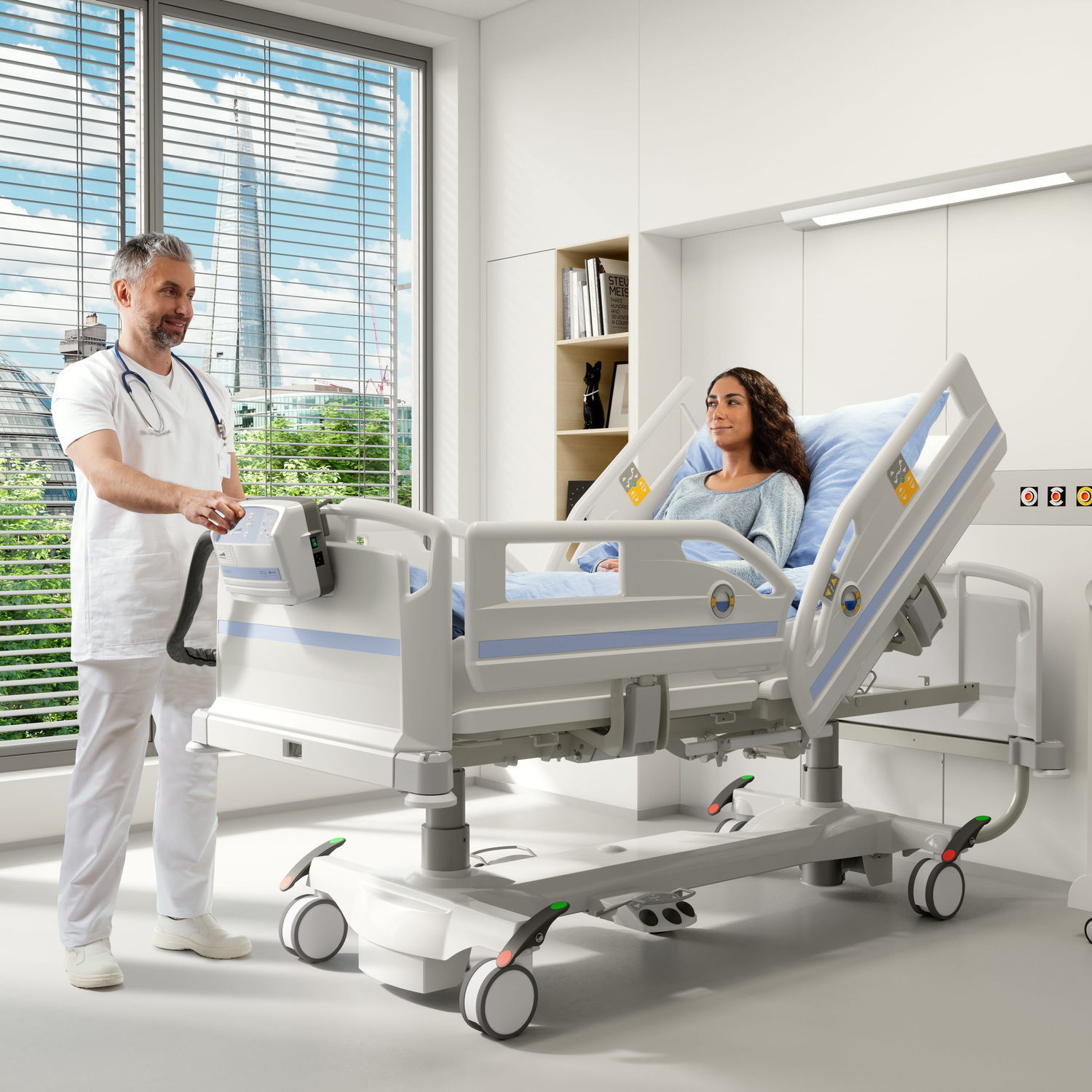 Hospital bed mattress - Air2Care 5 - wissner-bosserhoff - alternating ...