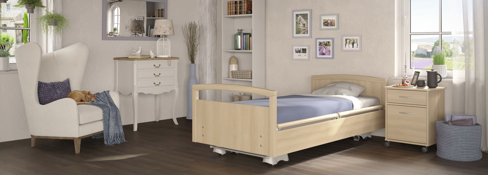 Nursing home bed - sentida sc accessible - wissner-bosserhoff ...