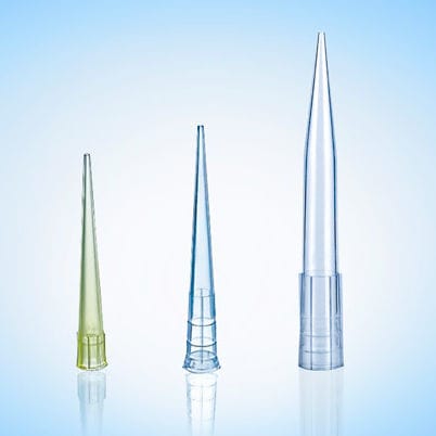 Yellow pipette tip - E1001 - Zhejiang Gongdong Medical Technology - blue