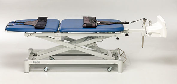 Lumbar and cervical traction table - clTrac - Zimmer MedizinSysteme