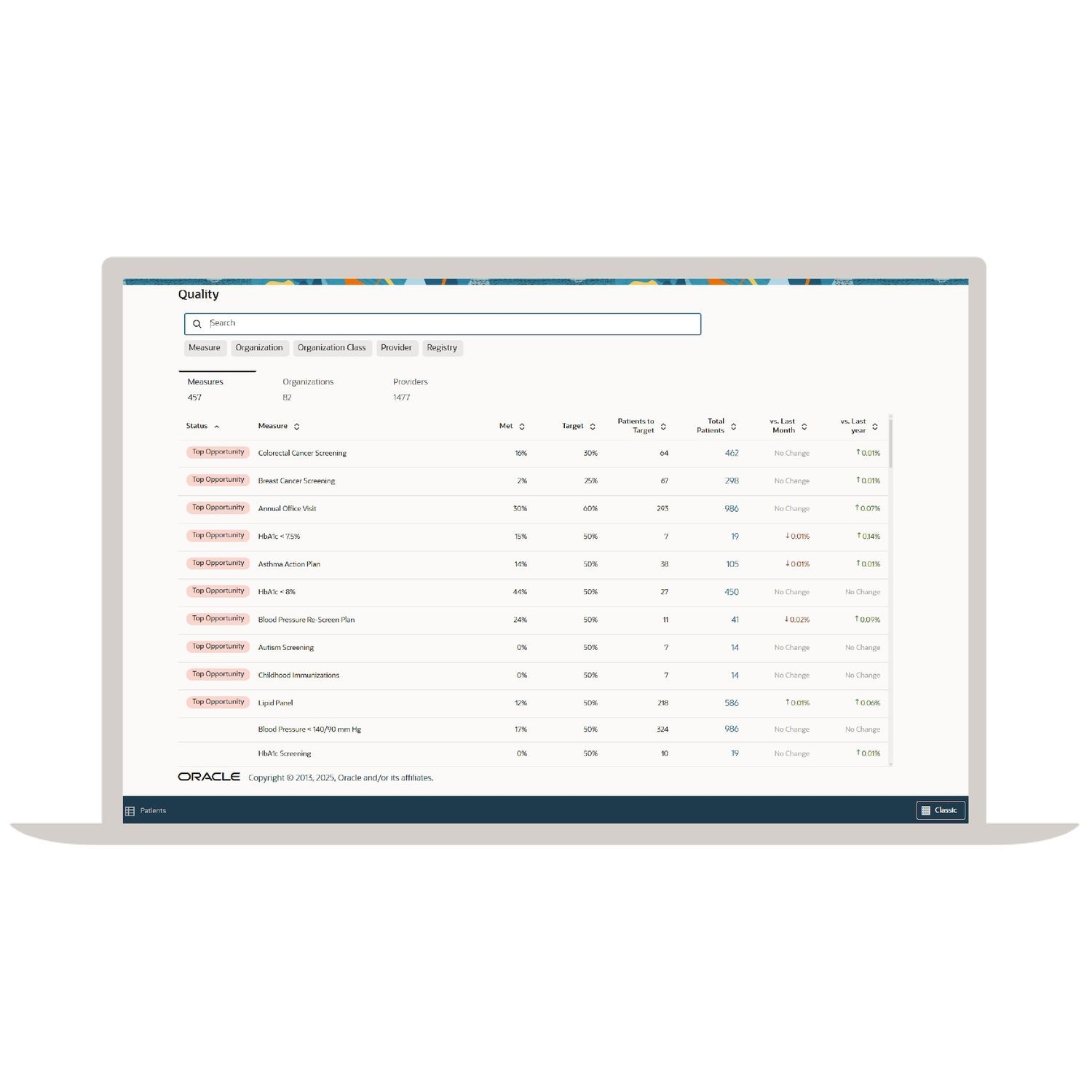 Information management and analysis system - Oracle Cerner - data ...
