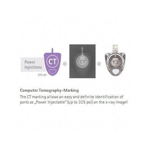 Implantable venous port - Celsite® ECG - Aesculap® - single-lumen ...